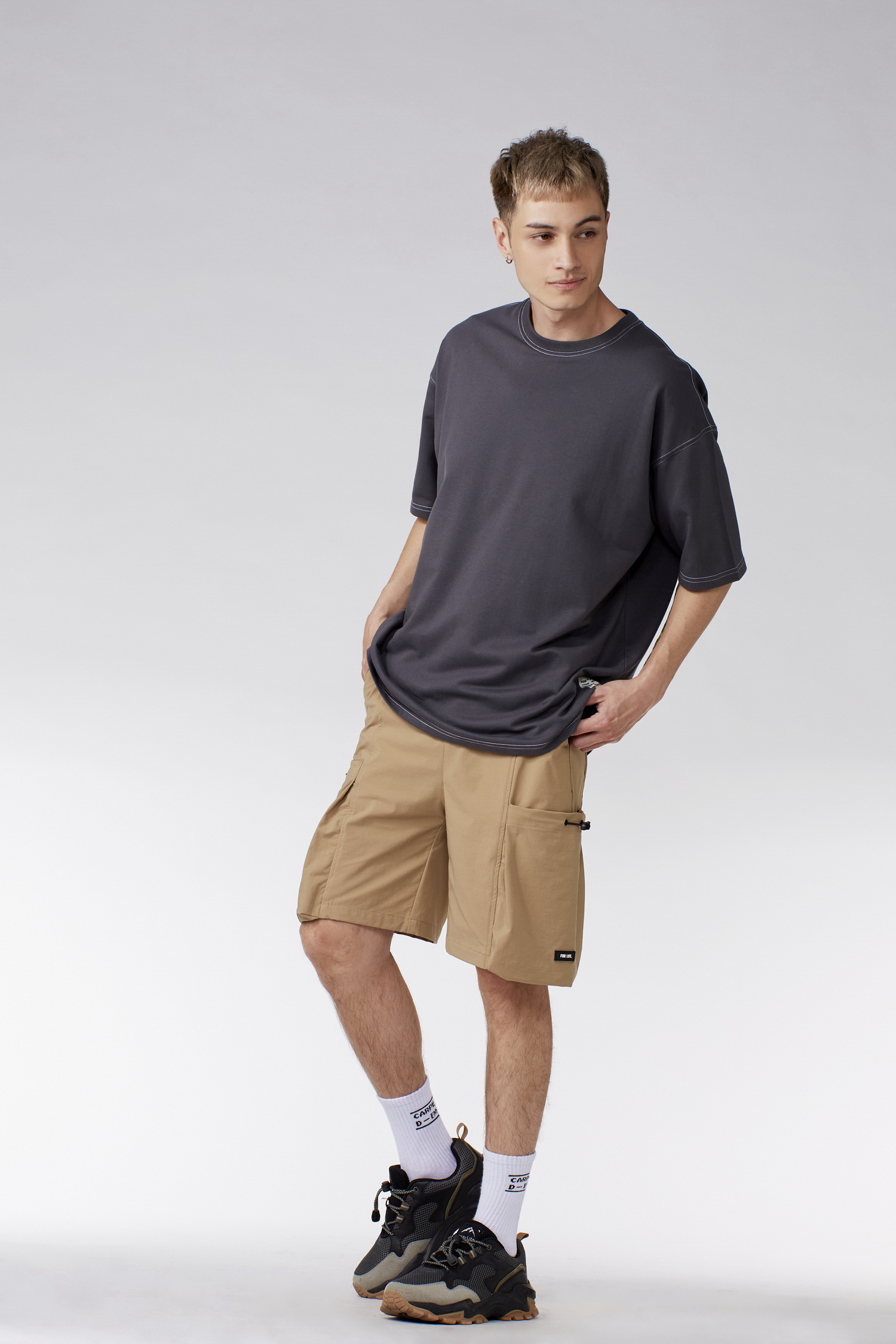 Life8 MIT 高磅素面 寬版短袖上衣 | lif8 | 米斯特國際