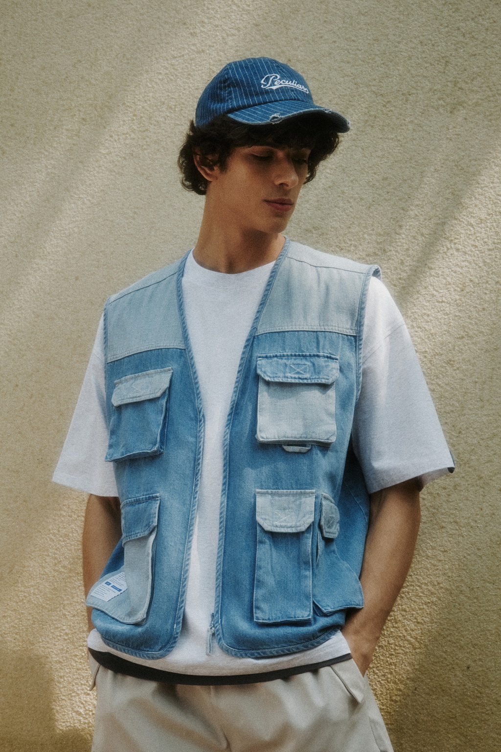 Life8 率性多口袋 水洗牛仔背心 | life8 | 米斯特國際