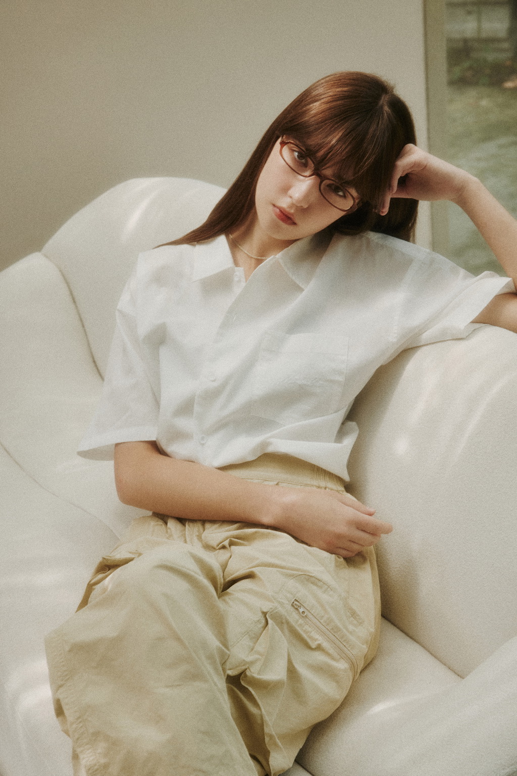 Life8 休閒基礎 電繡短袖襯衫 | lif8 | 米斯特國際