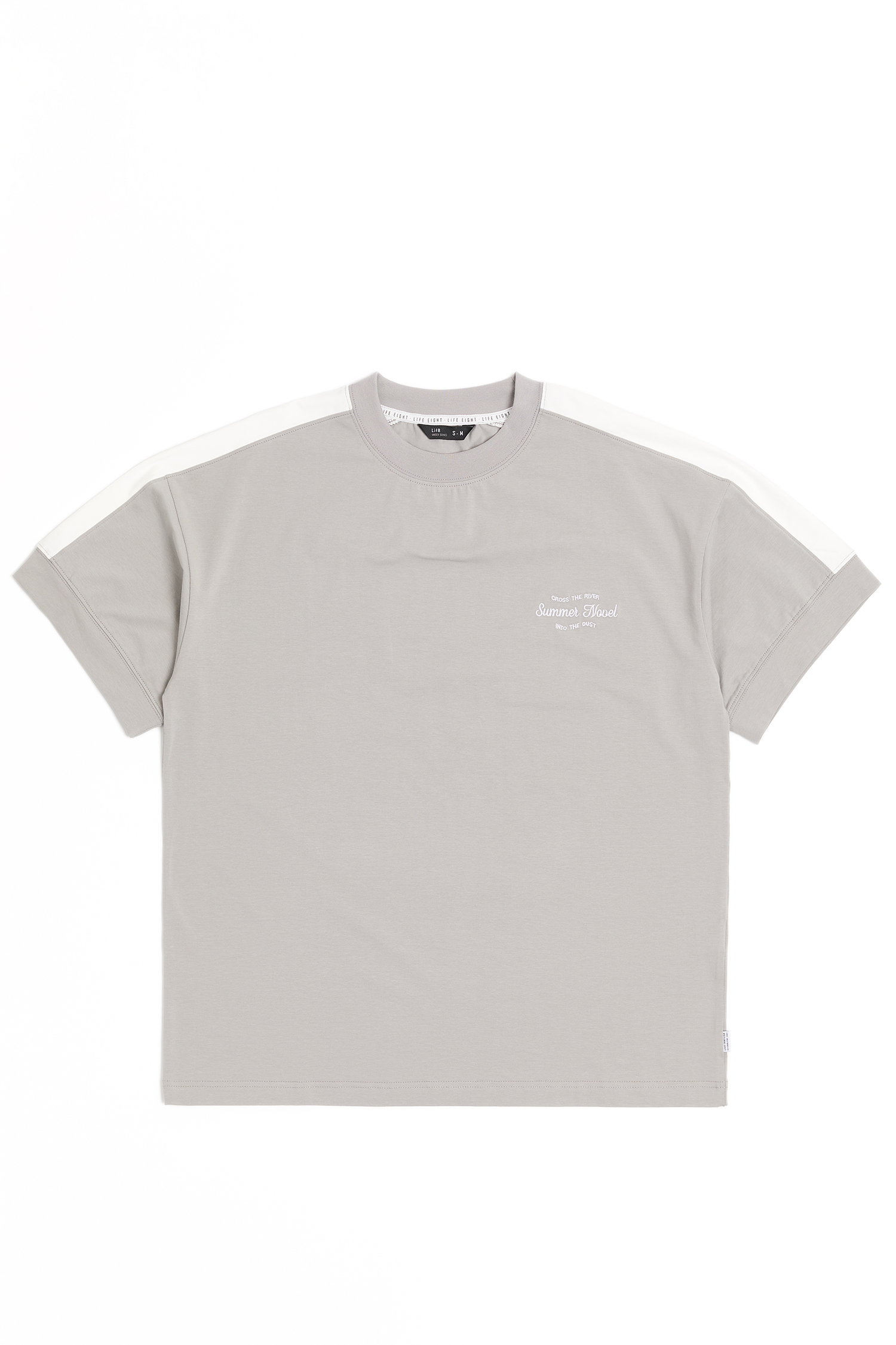 Life8 剪接配色刺繡 涼感上衣 | life8 | 米斯特國際